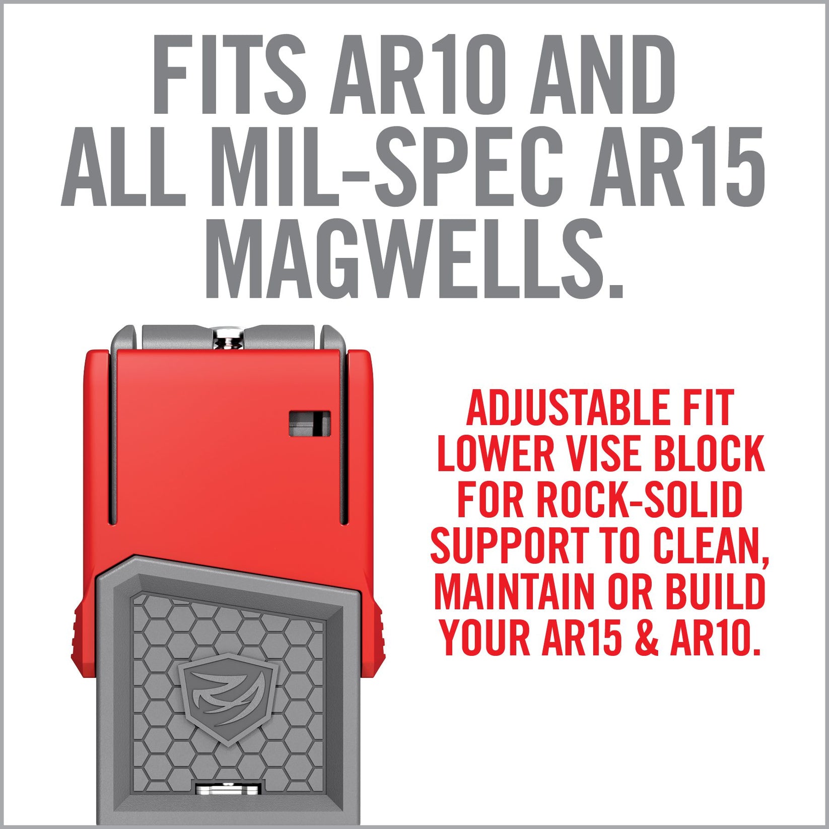 Smart-Fit® AR15 Vise Block With Sleeve For AR10* – Real Avid