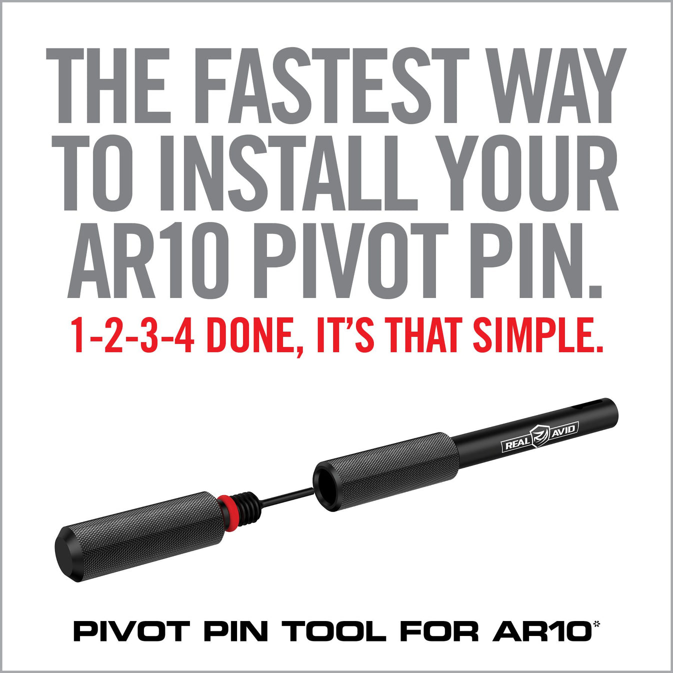 Pivot Pin Tool For AR10* – Real Avid