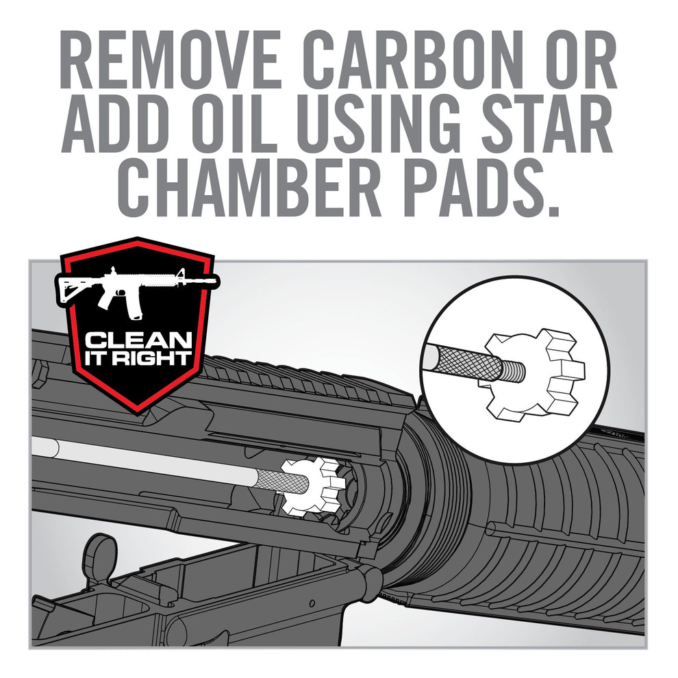 AR15 Star Chamber Cleaning Pads – Real Avid