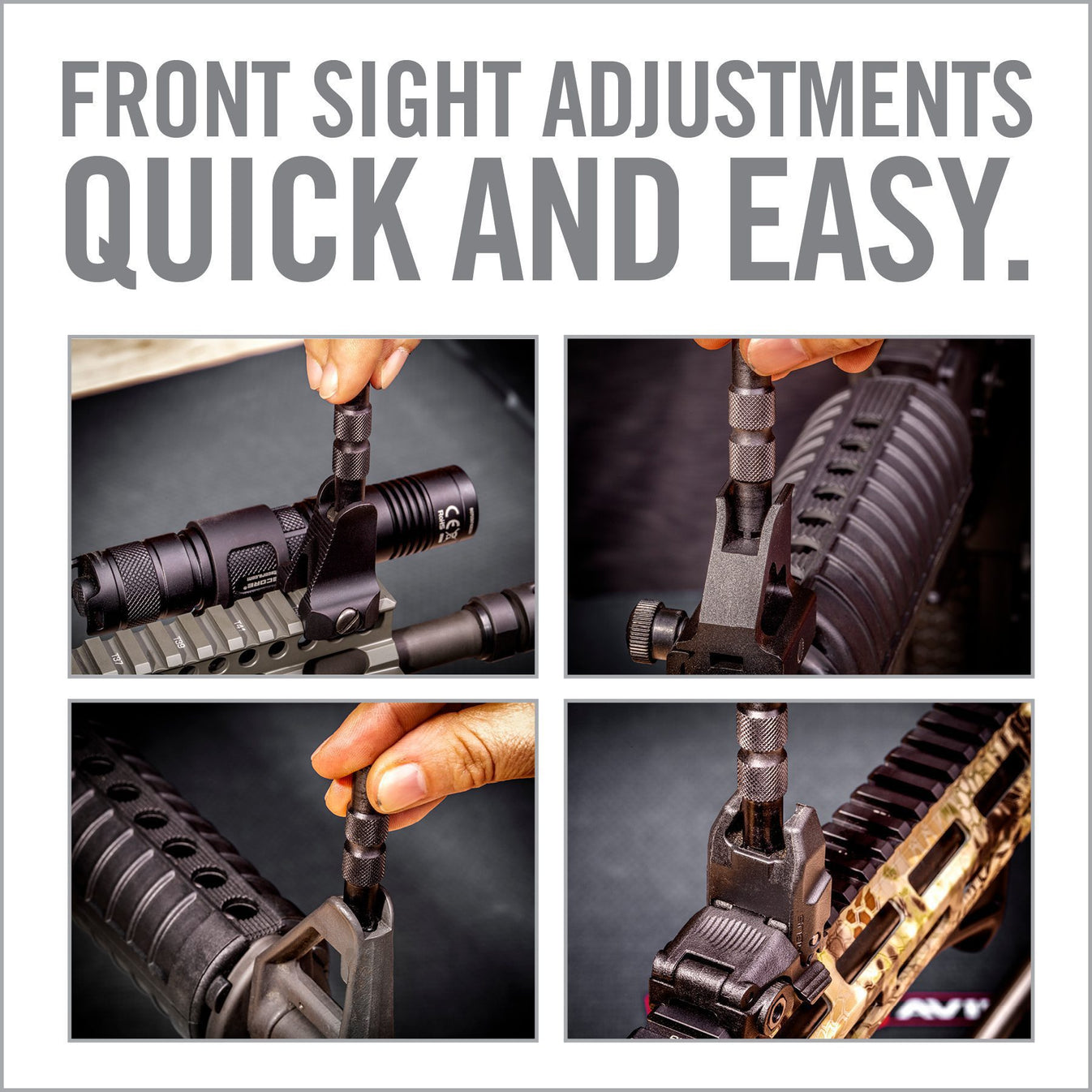 AR15 Front Sight Adjuster Tool – Real Avid