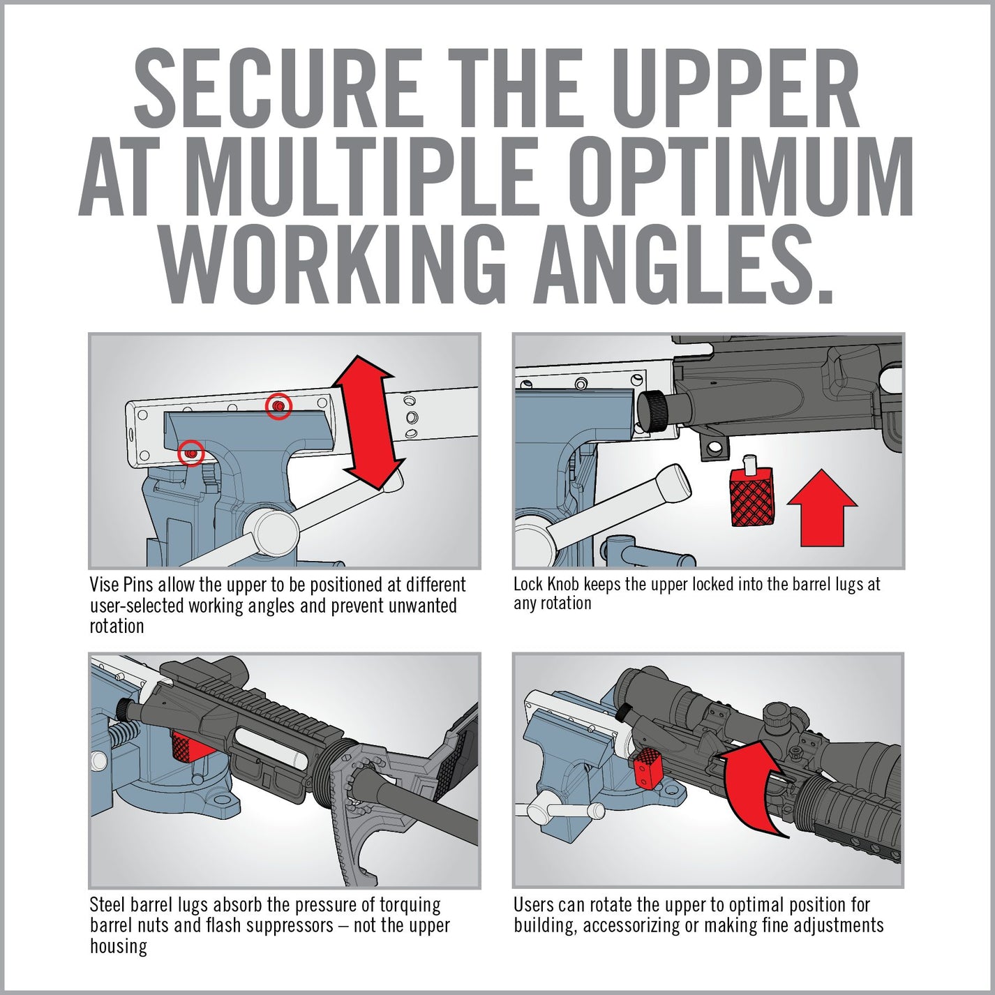 Lug-Lok Upper Vise Block™ - AR15 – Real Avid