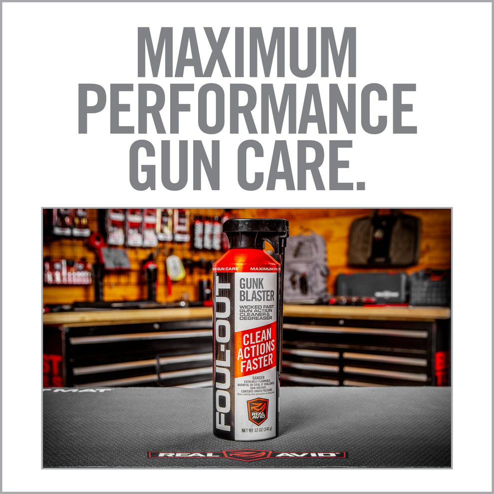 Foul-Out® Gunk Blaster - 12 oz Aerosol – Real Avid