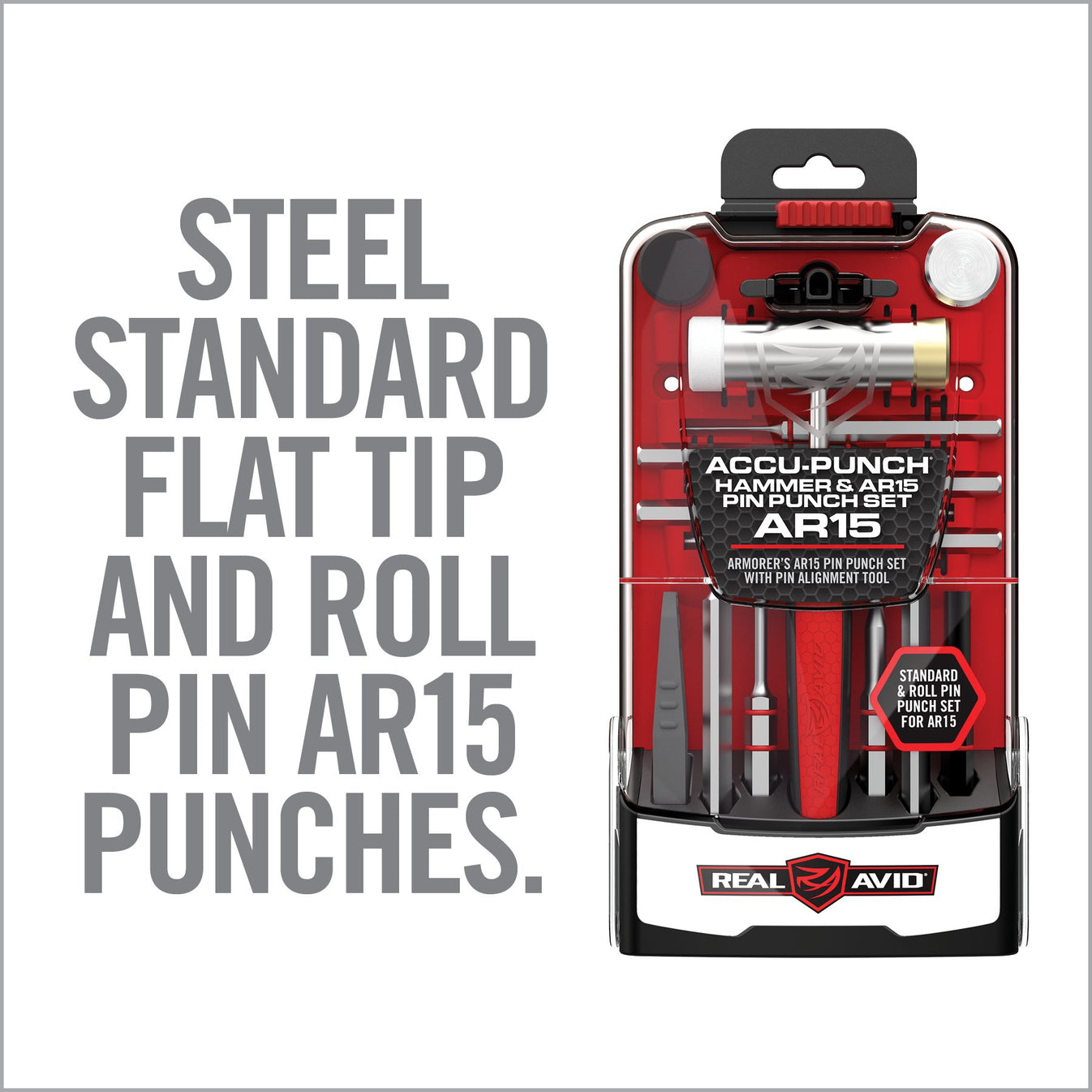 Accu-Punch® Hammer & AR15 Pin Punch Set – Real Avid