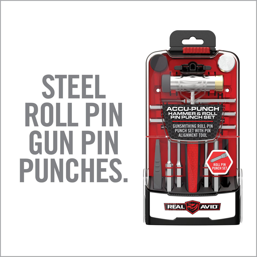 Accu-Punch® Hammer & Roll Pin Punch Set – Real Avid