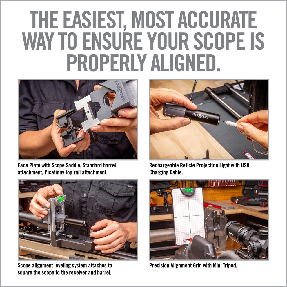 Master Grade® Scope Mounting & Bore Sighting Kit – Real Avid
