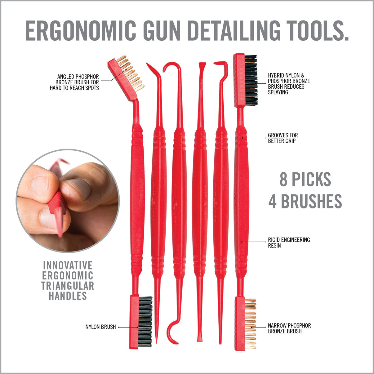 Accu-Grip™ Picks & Brushes – Real Avid