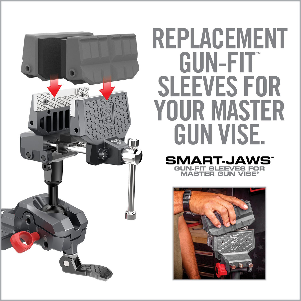 Smart-Jaws® — Gun-Fit™ for Master Gun Vise® – Real Avid