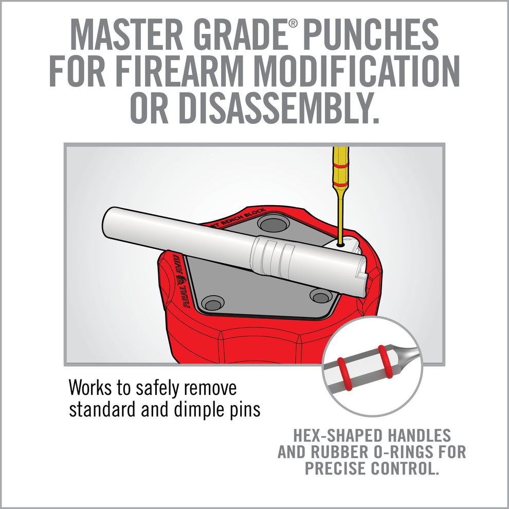 Accu-Punch® 11-Piece Standard Brass & Steel Pin Punch Set – Real Avid