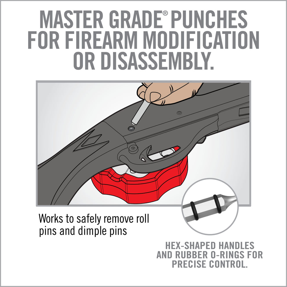 Accu-Punch® 11-Piece Roll Pin Punch Set – Real Avid