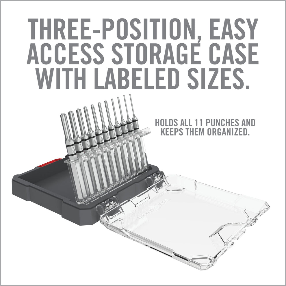 Accu-Punch® 11-Piece Roll Pin Punch Set – Real Avid