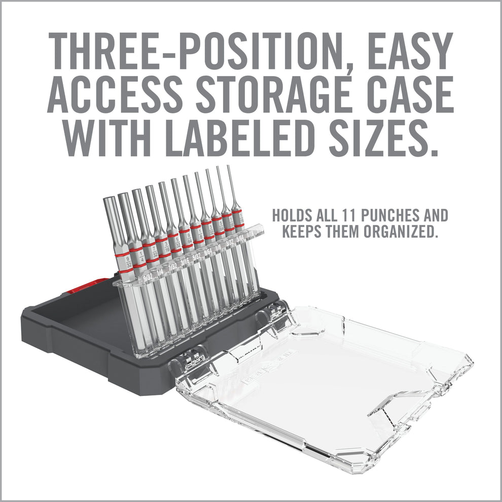 Accu-Punch® 11-Piece Standard Pin Punch Set – Real Avid
