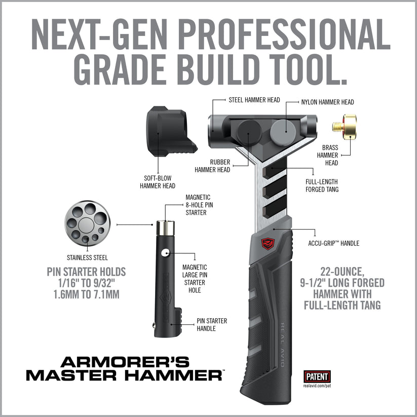 Armorer’s Master Hammer™ & Accu-Punch® 11-Piece Standard Pin Punch Set ...