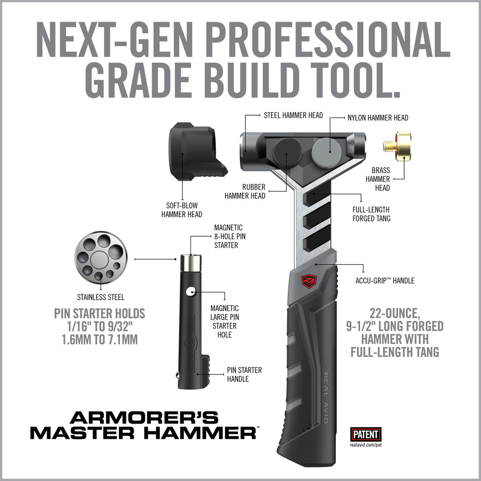Armorer’s Master Hammer™ & Accu-Punch® 11-Piece Standard Pin Punch Set ...