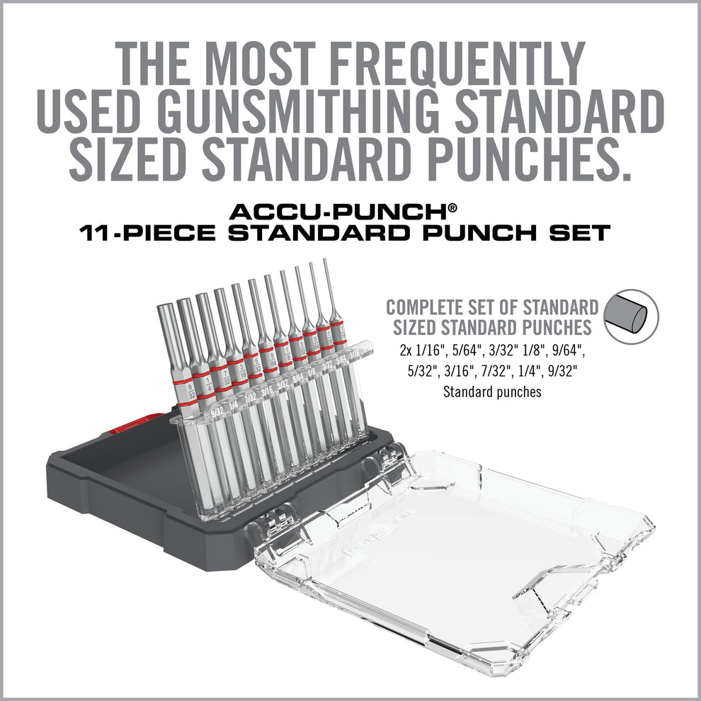 Armorer’s Master Hammer™ & Accu-Punch® 11-Piece Standard Pin Punch Set ...